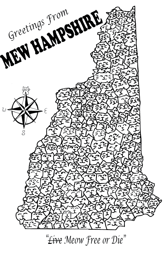 new hampshire coloring pages